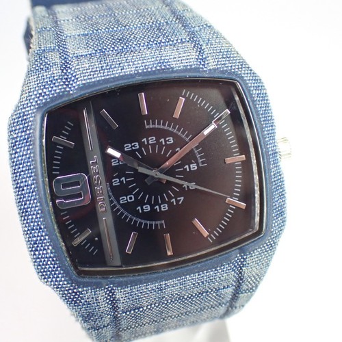 Diesel Quartz Trojan Men'S Watch Waterproof 3 Atmospheric Silicone ...
