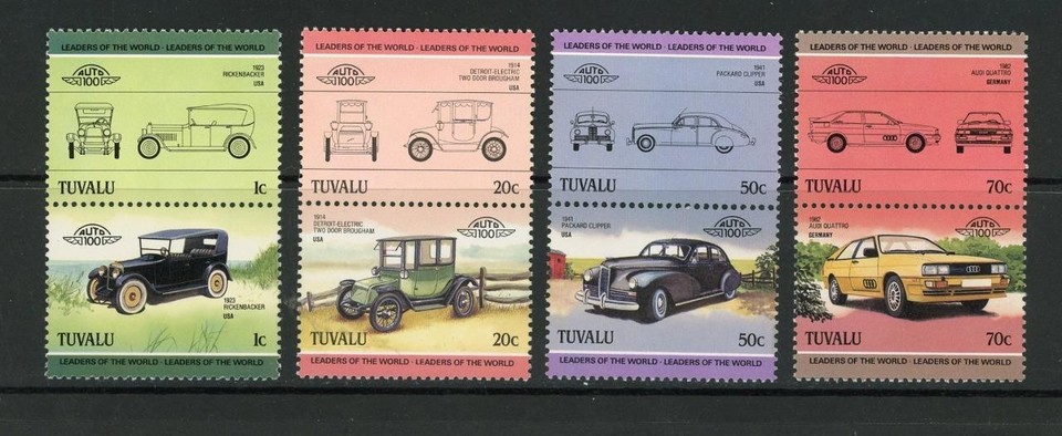 Tuvalu 1985 SG 321-8 Cars Automobiles MNH | eBay
