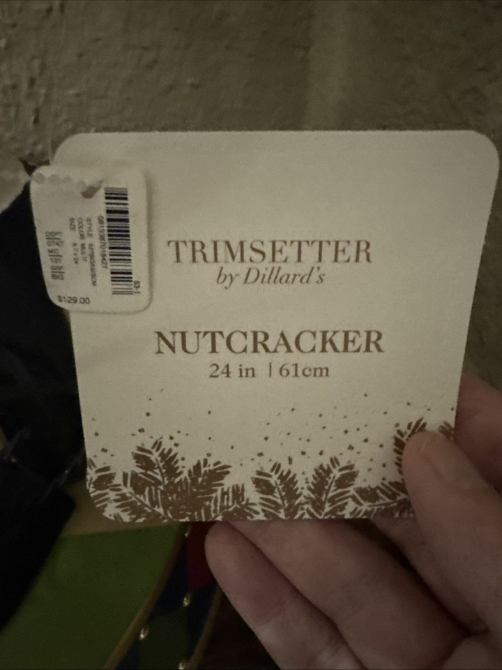 Trimsetter By Dillards Nutcracker Circus Ringmaster And Lion | eBay
