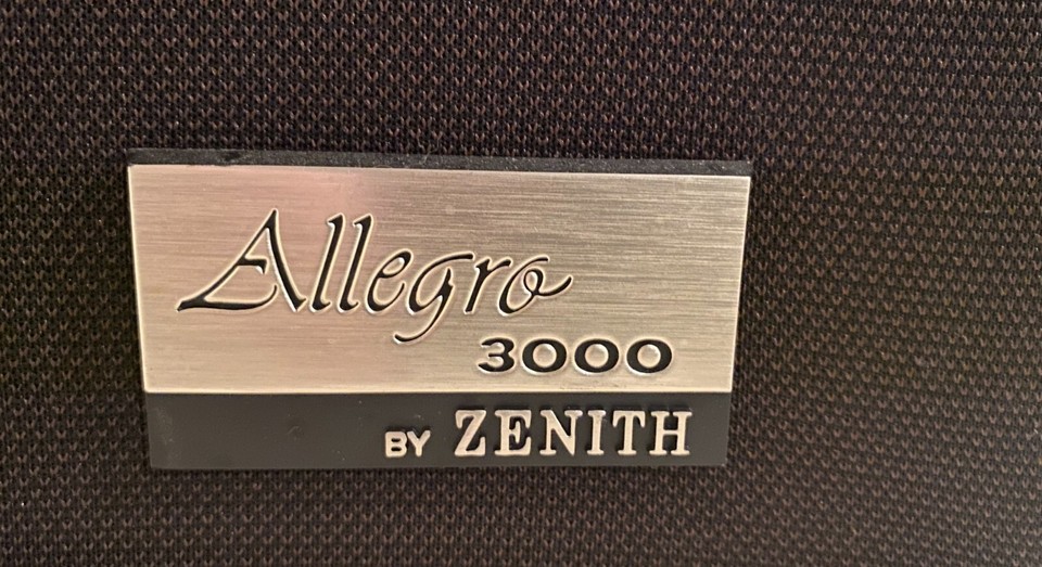 Vintage Pair Zenith Allegro 3000 Floor Speakers 10" Woofers - LOCAL ...