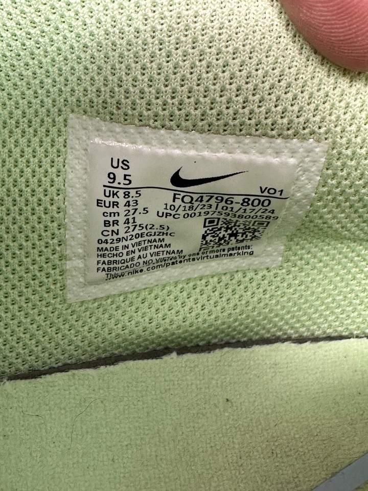 Nike Ja 1 Mismatched Bright Mandarin Green Morant FQ4796-800 Men Size 9 ...