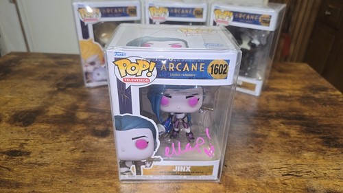 Funko Pop! Arcane Jinx Signed by Ella Purnell Autograph w/ Swau ...