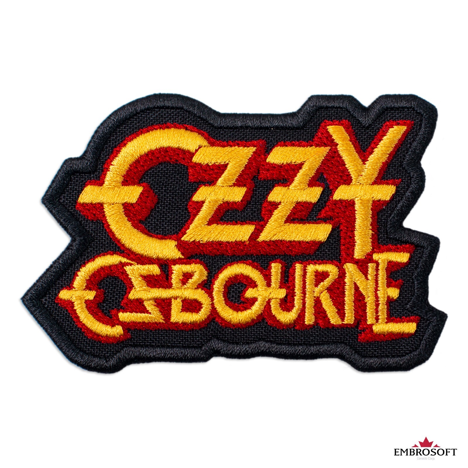 Ozzy Osbourne Classic Patch Hard Rock / Embroidered Iron On (3.5" x 2.3") | eBay