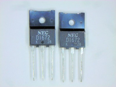 2SD1672 "Original" NEC Darlington Transistor with Built in Damper Diode ...