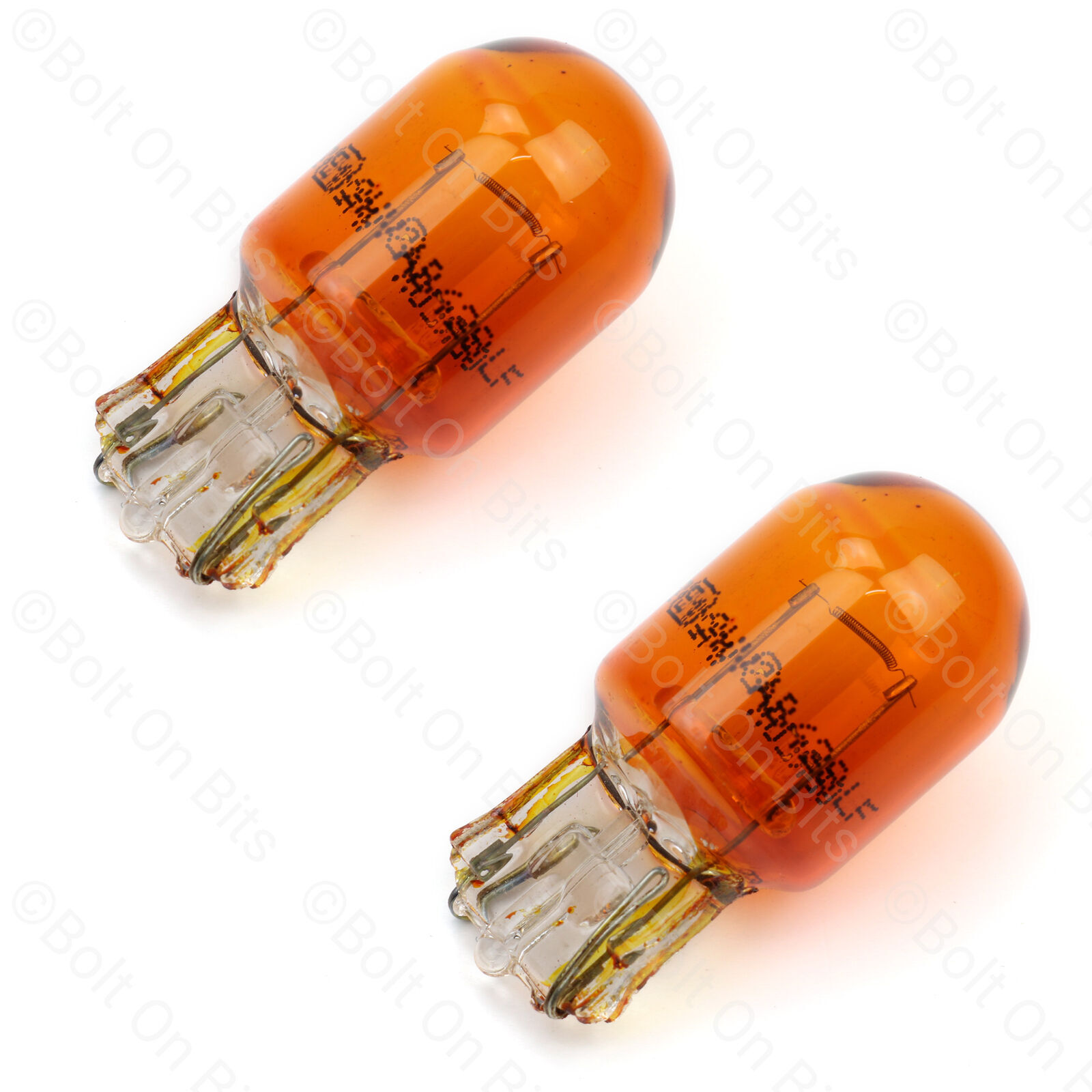 2 Rear Orange/Amber Indicator Bulbs Mitsubishi ASX 21w BIG Capless lamp ...