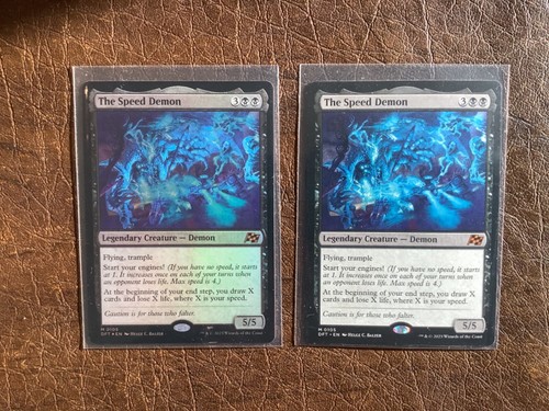x2 THE SPEED DEMON FOIL & NON FOIL MTG Aetherdrift M/NM, English | eBay