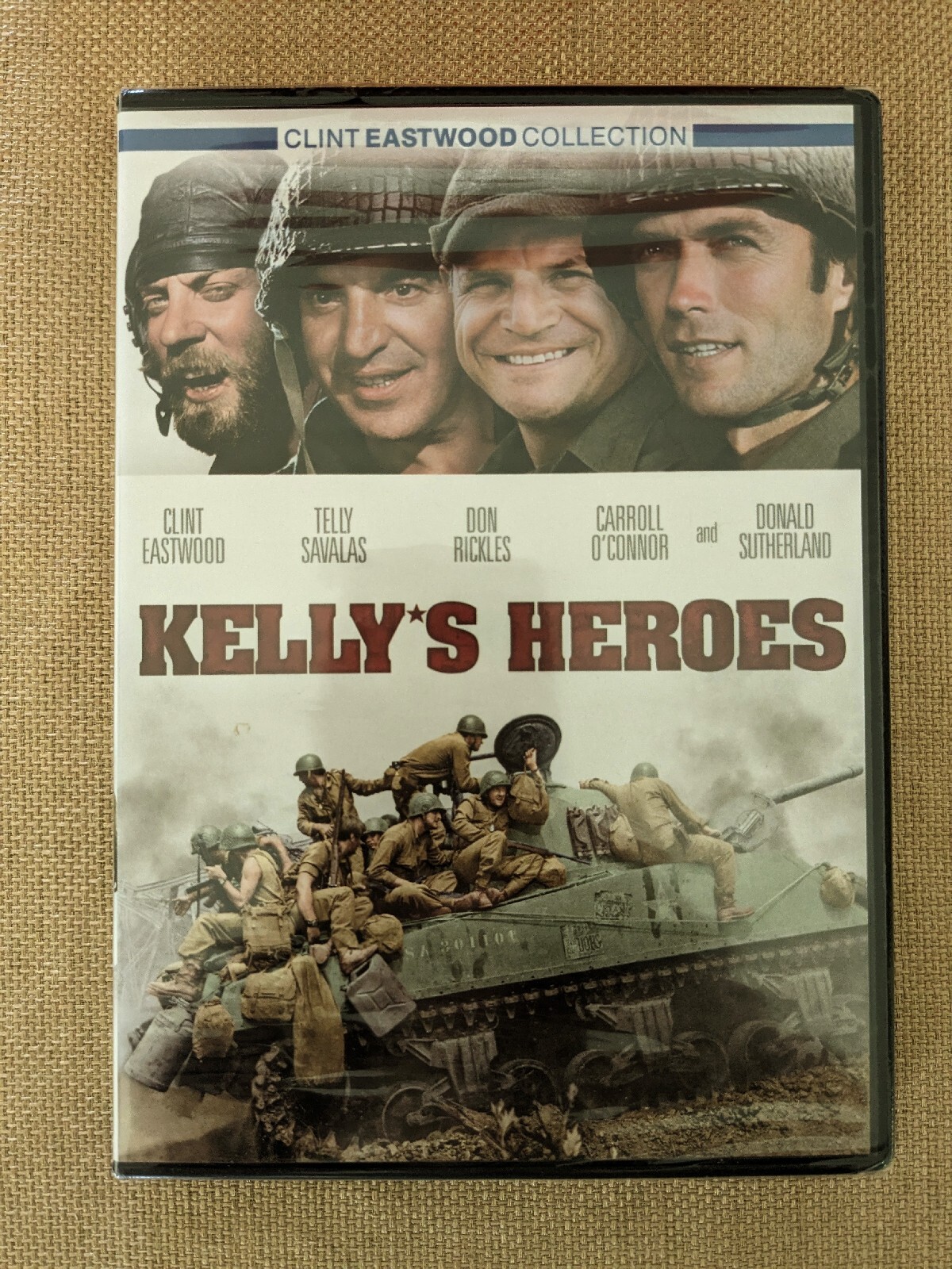 Kelly's Heroes DVD War Movie WWII Clint Eastwood, Donald Sutherland ...