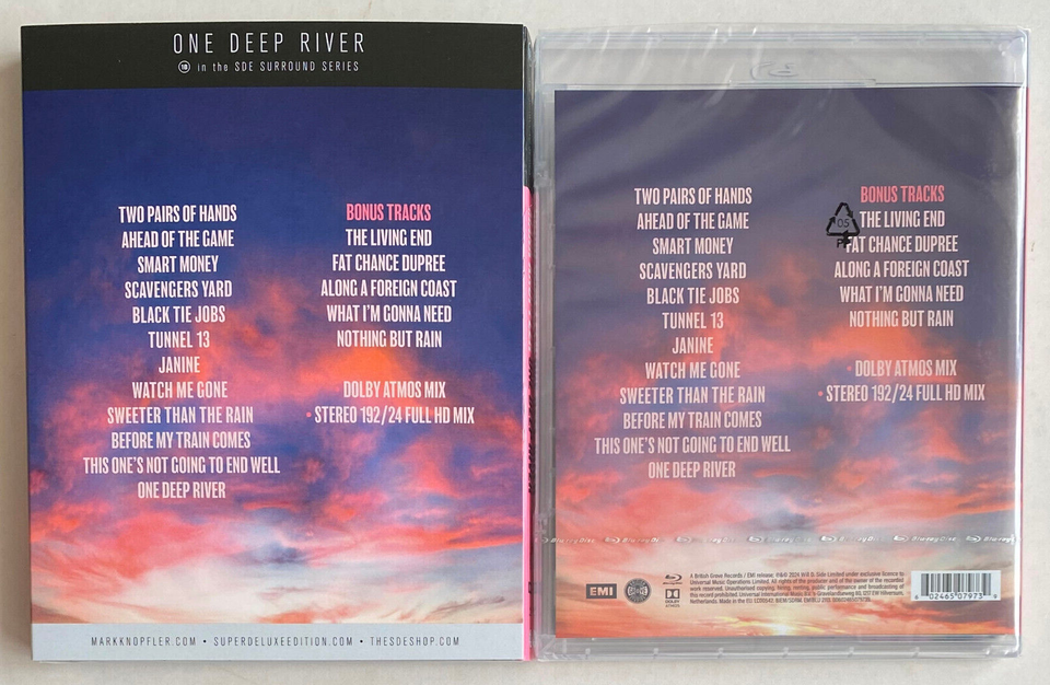 MARK KNOPFLER * ONE DEEP RIVER * SDE EXCLUSIVE BLU-RAY AUDIO * 2500 ...
