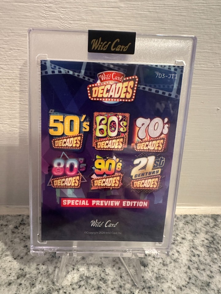 2024 Wild Card National Decades John Travolta 70's Decades #7/8 - SP ...