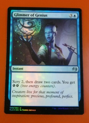 1x Glimmer of Genius | FOIL | Kaladesh | MTG Magic Cards | eBay