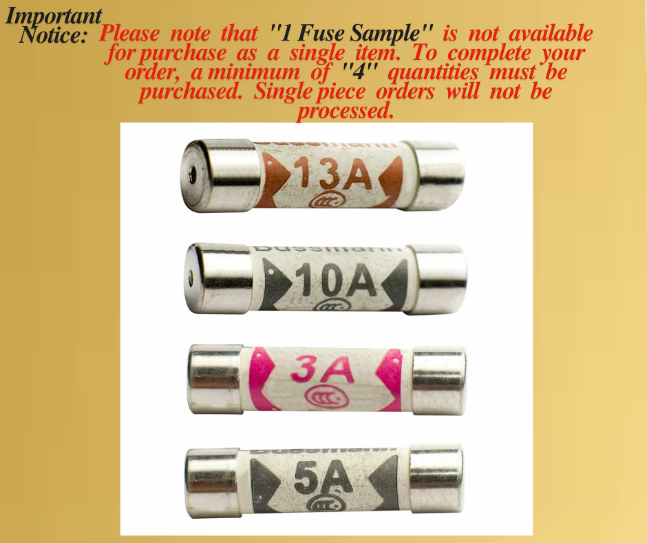 3A 5A 10A 13A Fuse Domestic Cartridge Plug Household Mains 3 5 10 13 ...