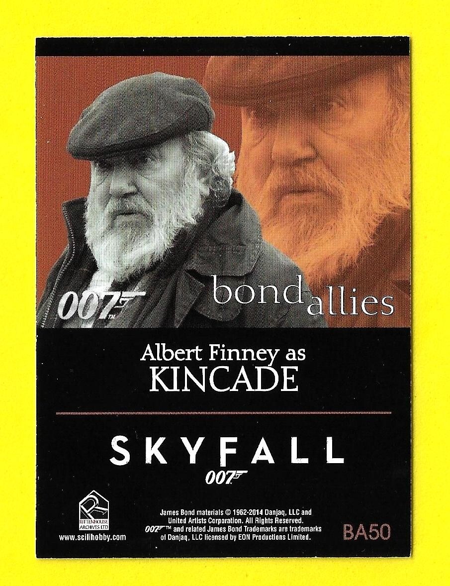 2014 James Bond Archives Skyfall Expansions Bond Allies BA50 Kincade | eBay