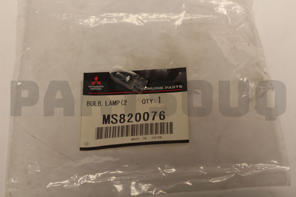 MS820076 Genuine Mitsubishi BULB,LAMP(24V) | eBay