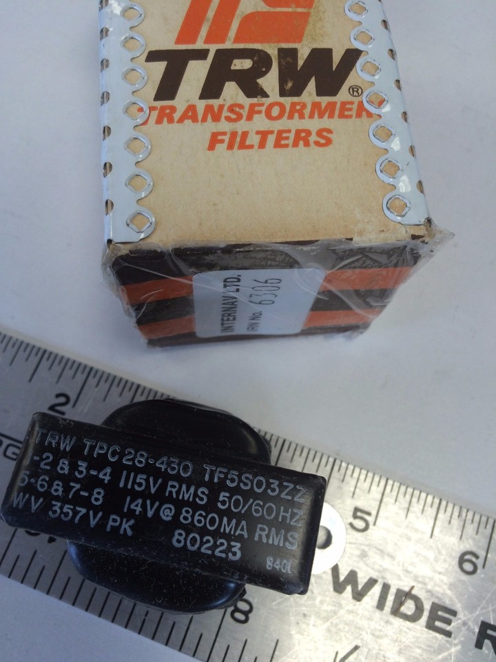 New Lot 5 TRW TPC 28-430 TF5S03ZZ L TRANSFORMER FILTER 115V,CS | eBay