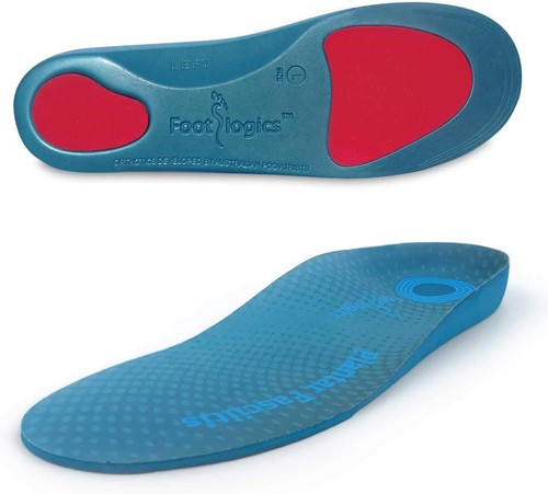 Footlogics Plantar Fasciitis Orthotic Insoles, Designed for Heel Pain ...