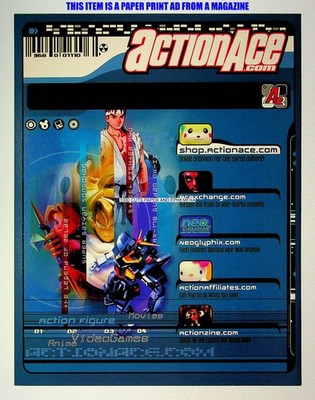 ActionAce.com Action Ace 2000 Dragon Ball Zelda Print Magazine Ad ...