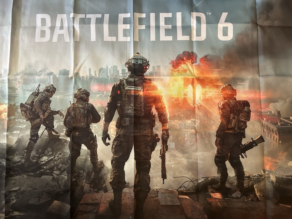 EA DiCE BF STUDiOS BATTLEFiELD 6 BANNER FLAG 3 x 5 ft. PAX ARMATA NATO ...