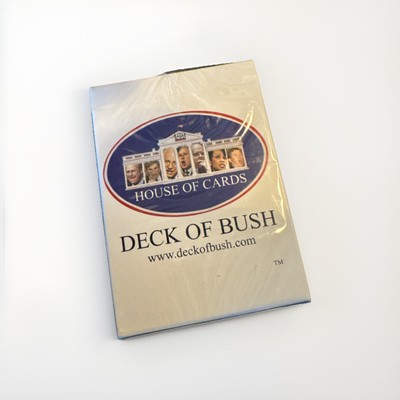 House Of Cards - Deck Of Bush Playing Card NOS Sealed | eBay