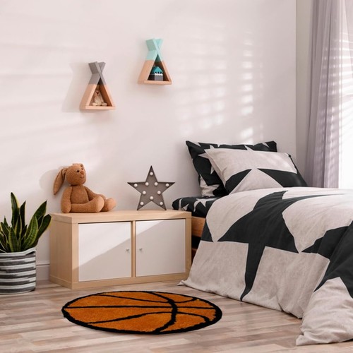 Play Rug for Kids Playroom or Bedroom (30x30 inches, Slam Dunk ...