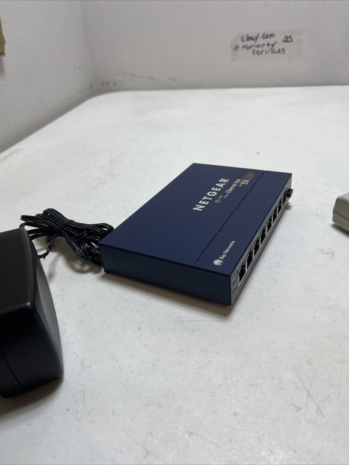 NETGEAR 8-Port Dual Speed Hub (EN108) #J874 | eBay