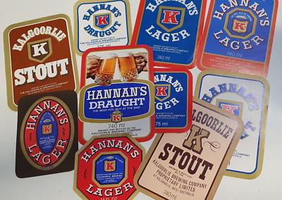 WESTERN AUSTRALIA: VINTAGE BEER LABELS; KALGOORLIE (18) CHEAP | eBay ...