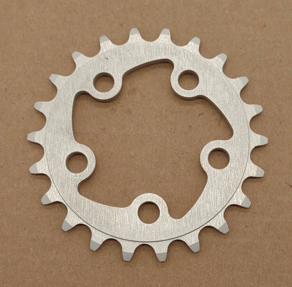 Bike Alloy Silver Chainring Rocket Ring 22 Tooth 58mm bcd Triple 5x ...