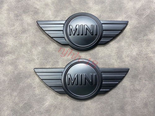 Mini Cooper Emblems 2 Pcs Bonnet Badge Sticker JCW R53 R55 R56 R57 R58 ...