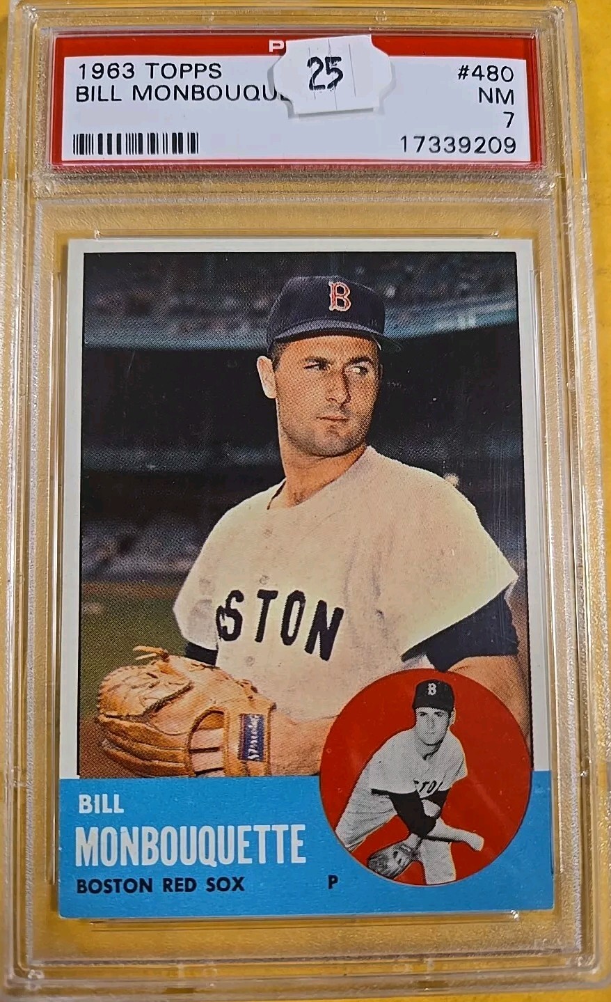 1963 Topps - Semi-High # Bill Monbouquette #480 for sale online | eBay