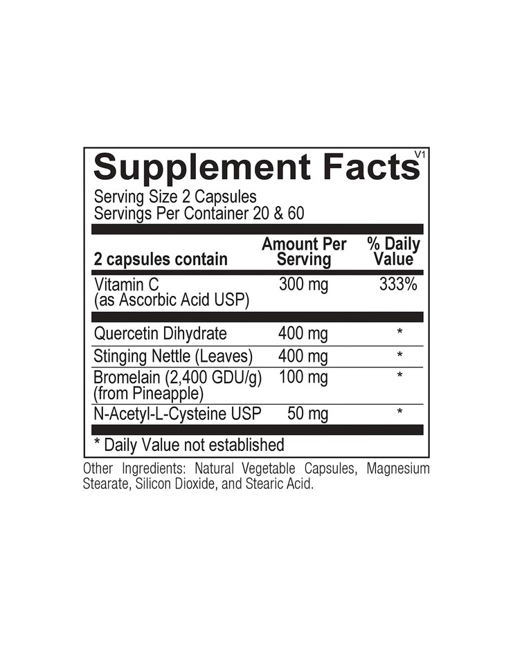 Ortho Molecular Product Natural D-Hist - 120 Capsules 615033015244 | eBay