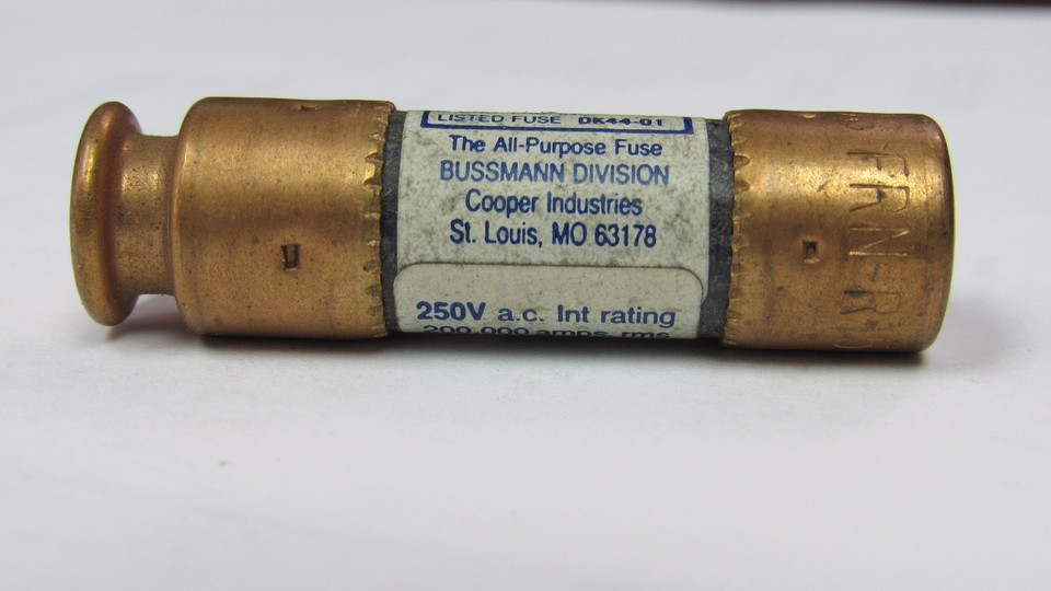BUSS FUSETRON DUAL-ELEMENT TIME DELAY FRN-R-15, 15A/250V FUSE | eBay