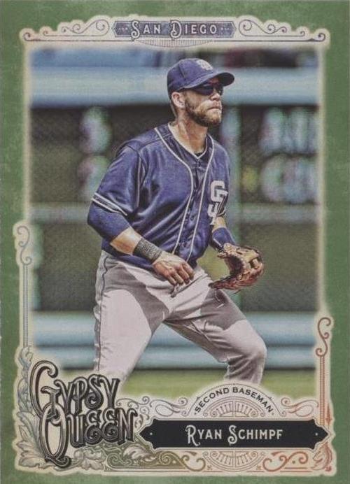 2017 Topps Gypsy Queen - Ryan Schimpf #94 Green (RC) for sale online | eBay