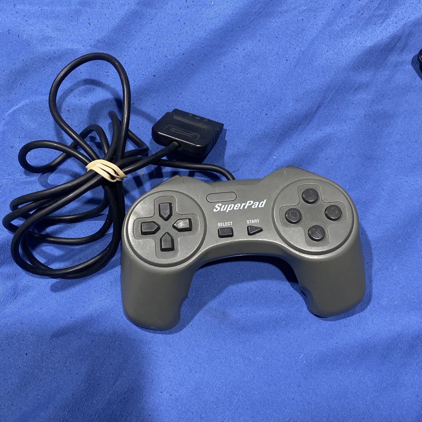 Performance P-101 Superpad Gamepad Controller For PlayStation PS1 Gray ...