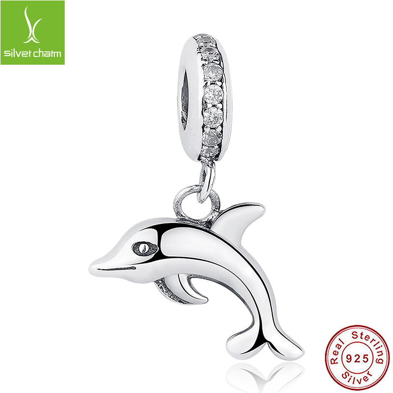 Real 925 Silver CZ CZ Charm Beads Fit 925 sterling Original charm ...