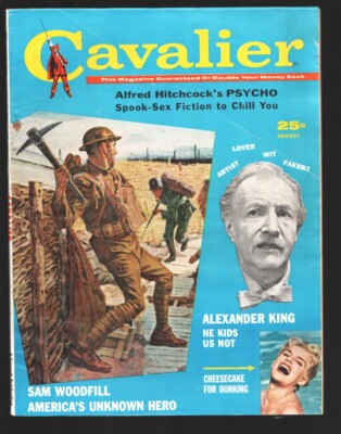 MAG: Cavalier Magazine 8/1960-Hitchcock's Psycho-Robert Bloch-Dick ...