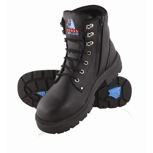 Steel Blue Men's Argyle Zip Safety Boots (Black) 312152 | eBay