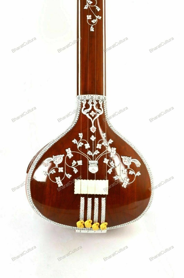 Highly Tun Wood 4 String Tambura Professional Indian Music Instruments ...