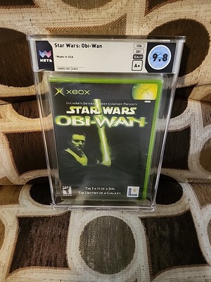 Star Wars: Obi-Wan (Microsoft Xbox) WATA CGC VGA 1st Print Sealed 9.8 ...