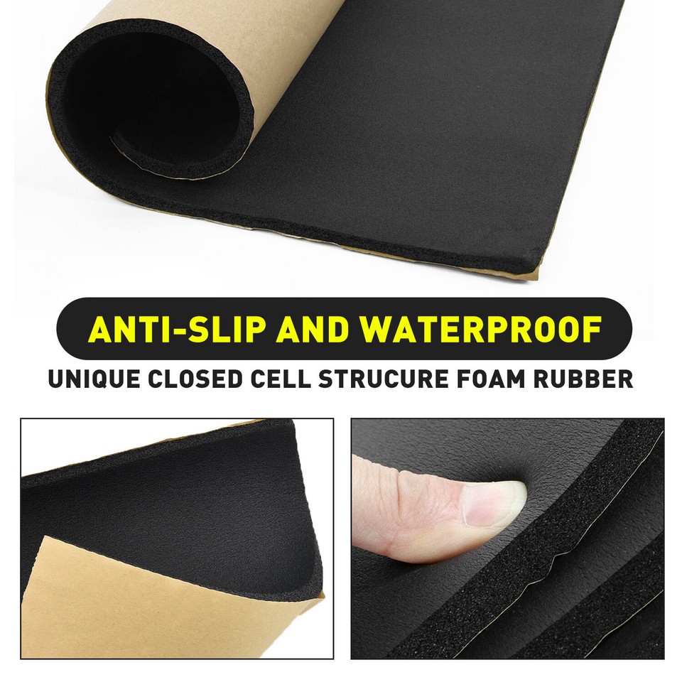 Adhesive Neoprene Rubber Sheet WaterProof Sponge Foam Padding for Craft ...