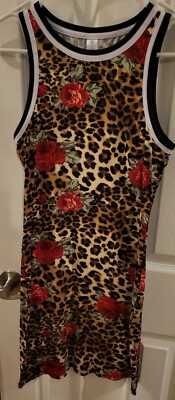 animal print dress Extra Small, Black, Red, Green | eBay