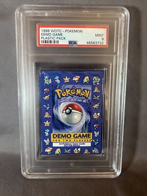 Demo Booster Pack 1998 PSA 9 Pokémon WOTC RARE MINT | eBay Australia