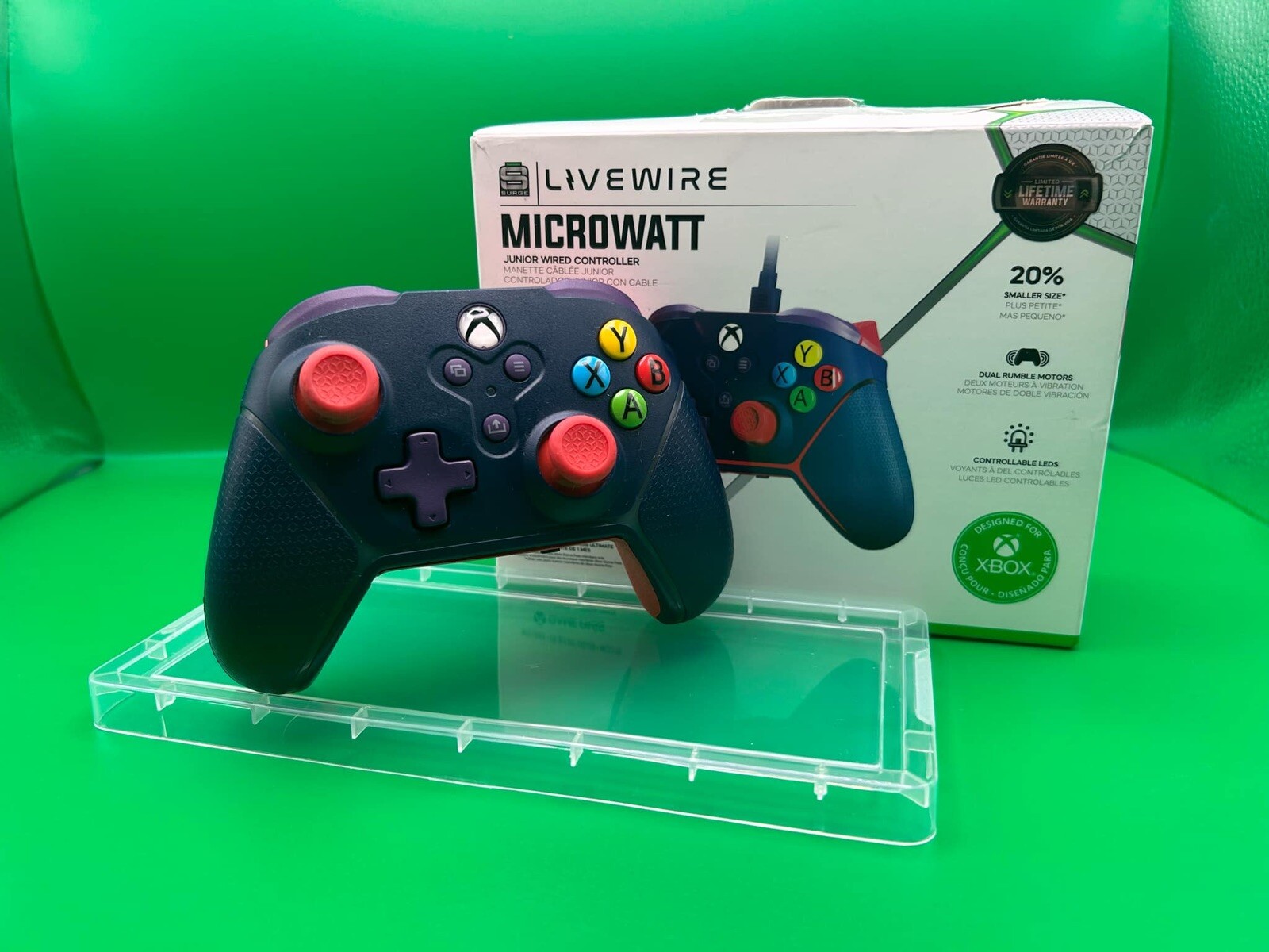 Surge Wired Controller For Xbox Series S/X Junior Controller w/ LED ...