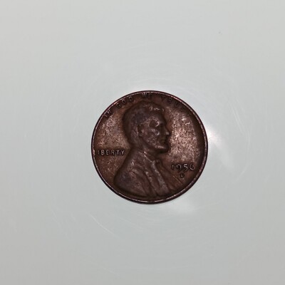 1956 D Wheat Penny Extremely Rare Error On The Rim "L" In Liberty ...