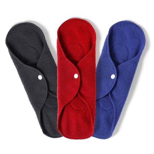 Reusable Sanitary Pad Cloth Washable Cloth Pads Super Absorbent Ultra ...