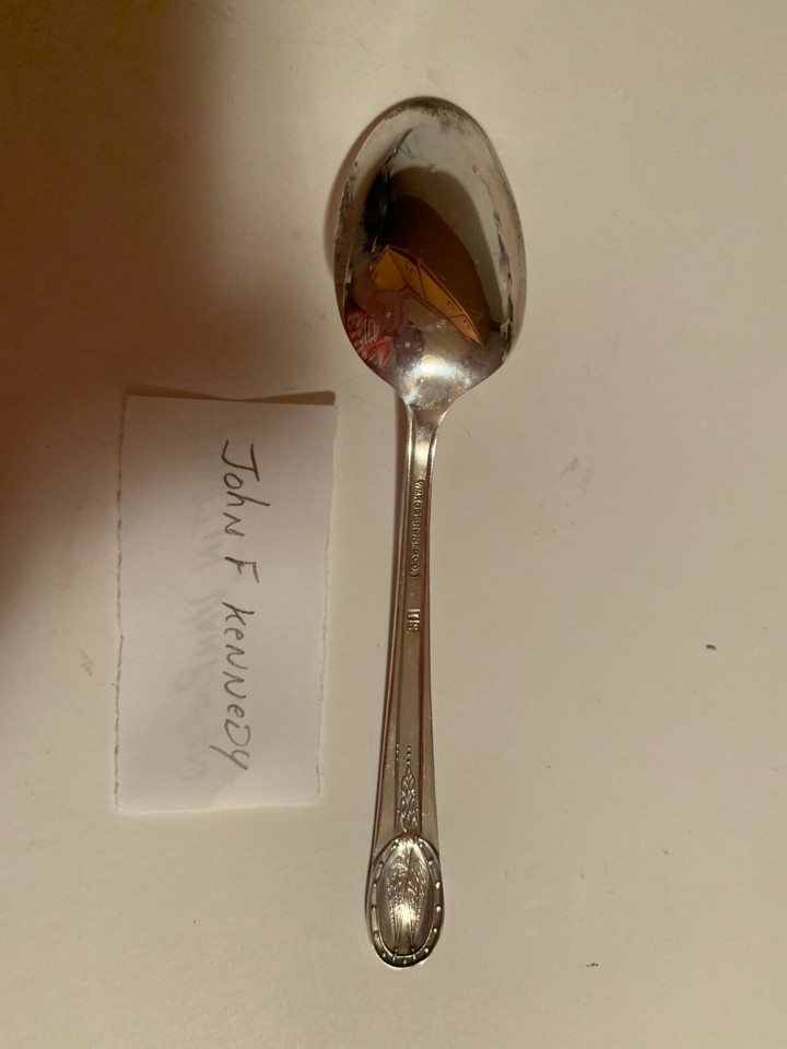 Vntg Wm Rogers Mfg Co JOHN F KENNEDY Friendship Silver Plated Spoon | eBay