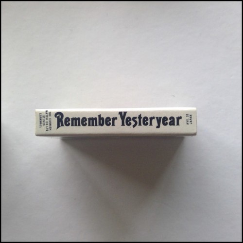Remember Yesteryear Bird's Custard Powder Pan Yan Pickle Matchbox (MX37 ...