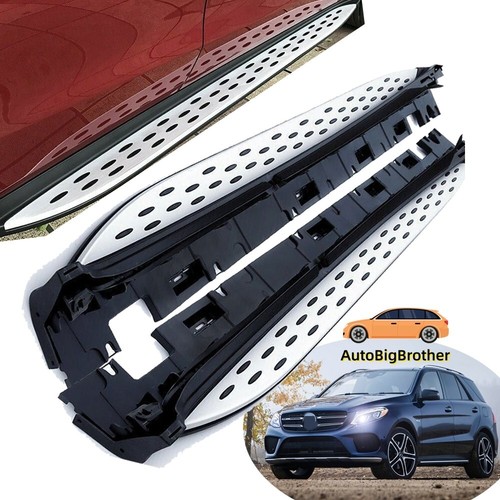 For Mercedes benz GLE63 GLE43 AMG 2016-2019 Running Boards Side Step ...