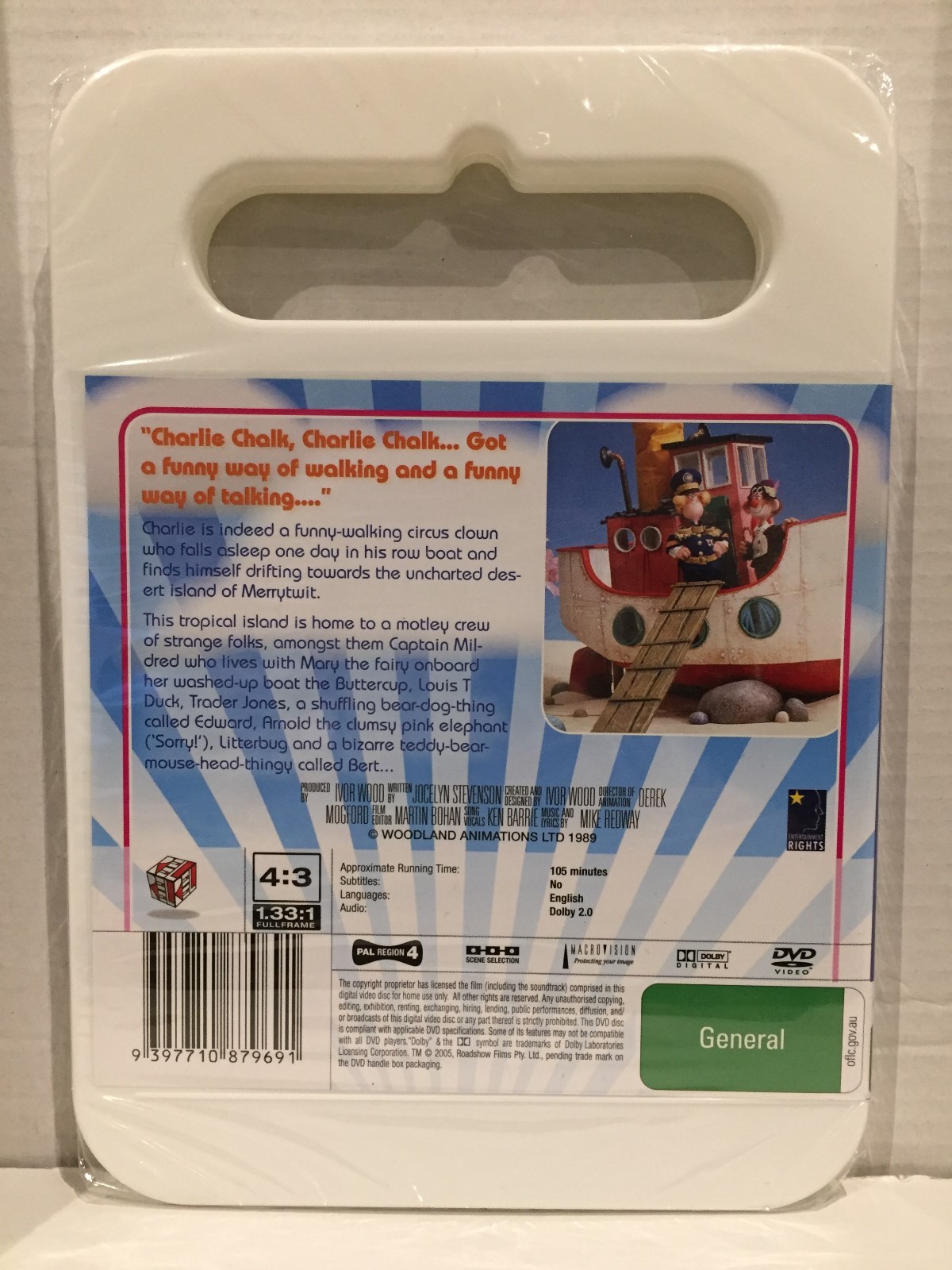 CHARLIE CHALK VOLUME 1 ~ 7 FUN ADVENTURES ~ BRAND NEW/SEALED DVD ~ PAL ...