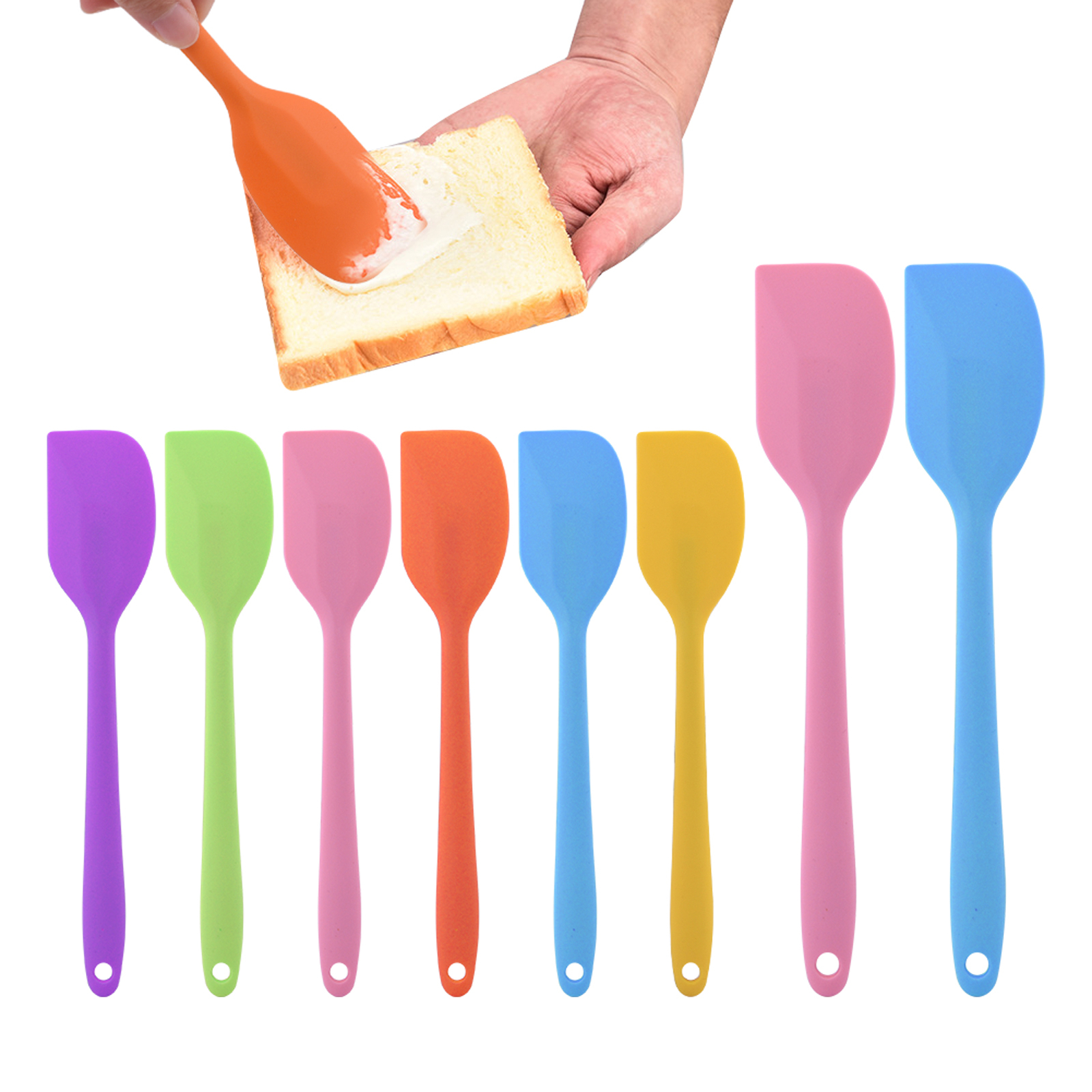 Silicone Spatula Kitchen Utensil Mixing Non Stick Heat Resistant Baking ...