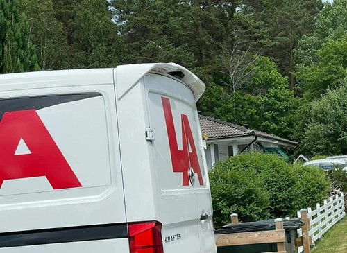 VW Crafter Performance Rear Trunk GFK Spoiler WITH CAMERA Ducktail Wing ...