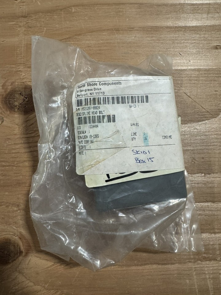 MS21297-08024 SPLINE HEAD BOLT 3PC | eBay